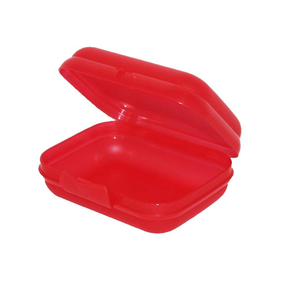 Tupperware Packable Keeper Hinged Oyster Case Red