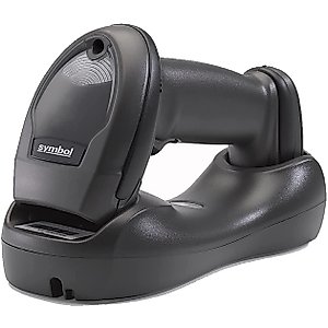 Zebra Symbol LI4278 Wireless Linear Imager Handheld Bluetooth Barcode Scanner, Black - Cordless, 547 scan/s1D, LED with Universal Docking Charger Cradle Standard Base - LI4278-SR20007WR - JTTANDS
