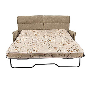 RecPro 60" RV Hide A Bed Loveseat | RV Sleeper Sofa | Cloth | Memory Foam Mattress | Pull Out Couch | RV Furniture | RV Love Seat | RV Couch | RV Living Room Furniture (Oatmeal)