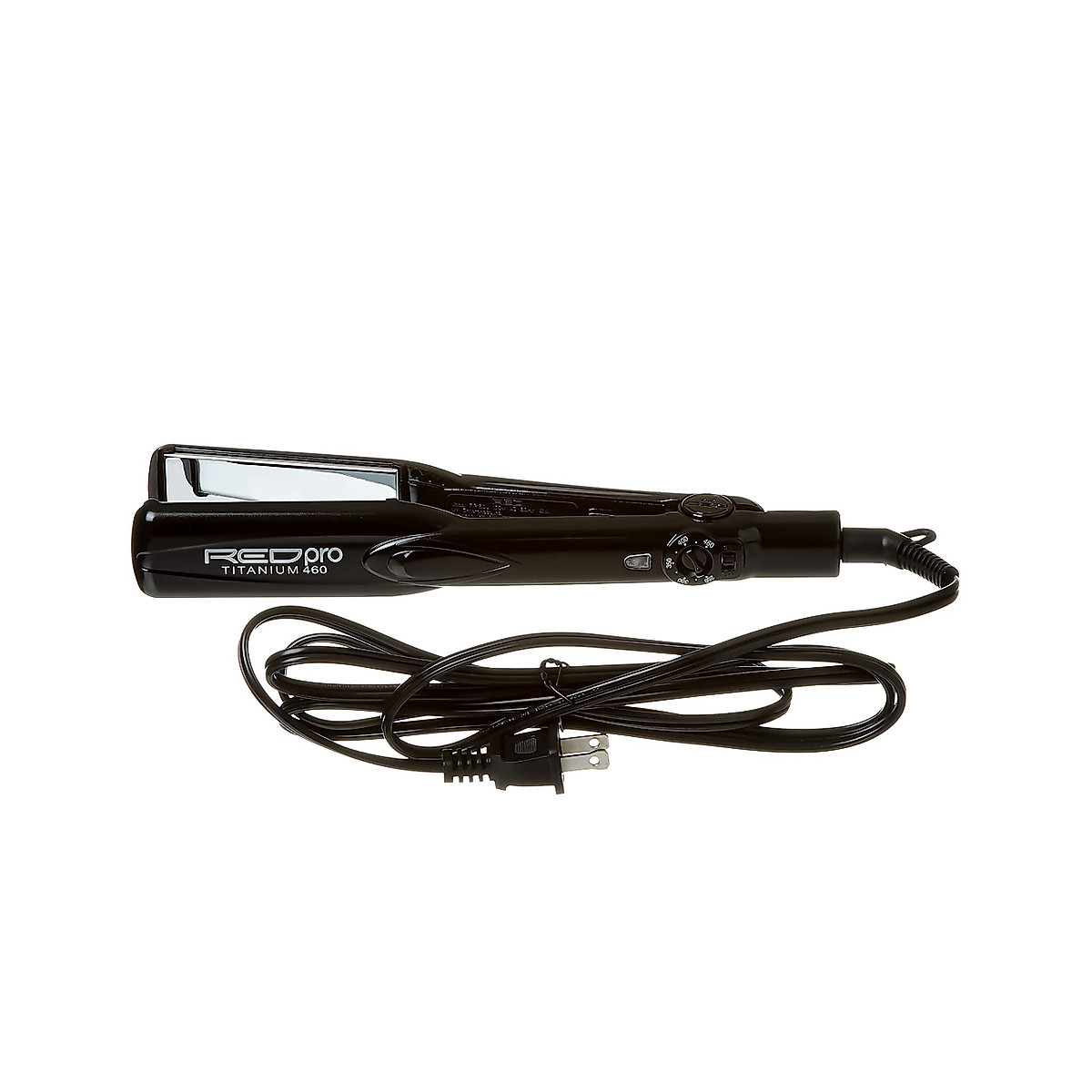 RED by KISS Pro Titanium 1 1/2 Inch Flat Iron Heats Up to 460°F Silky Straight, Frizz-Free Results