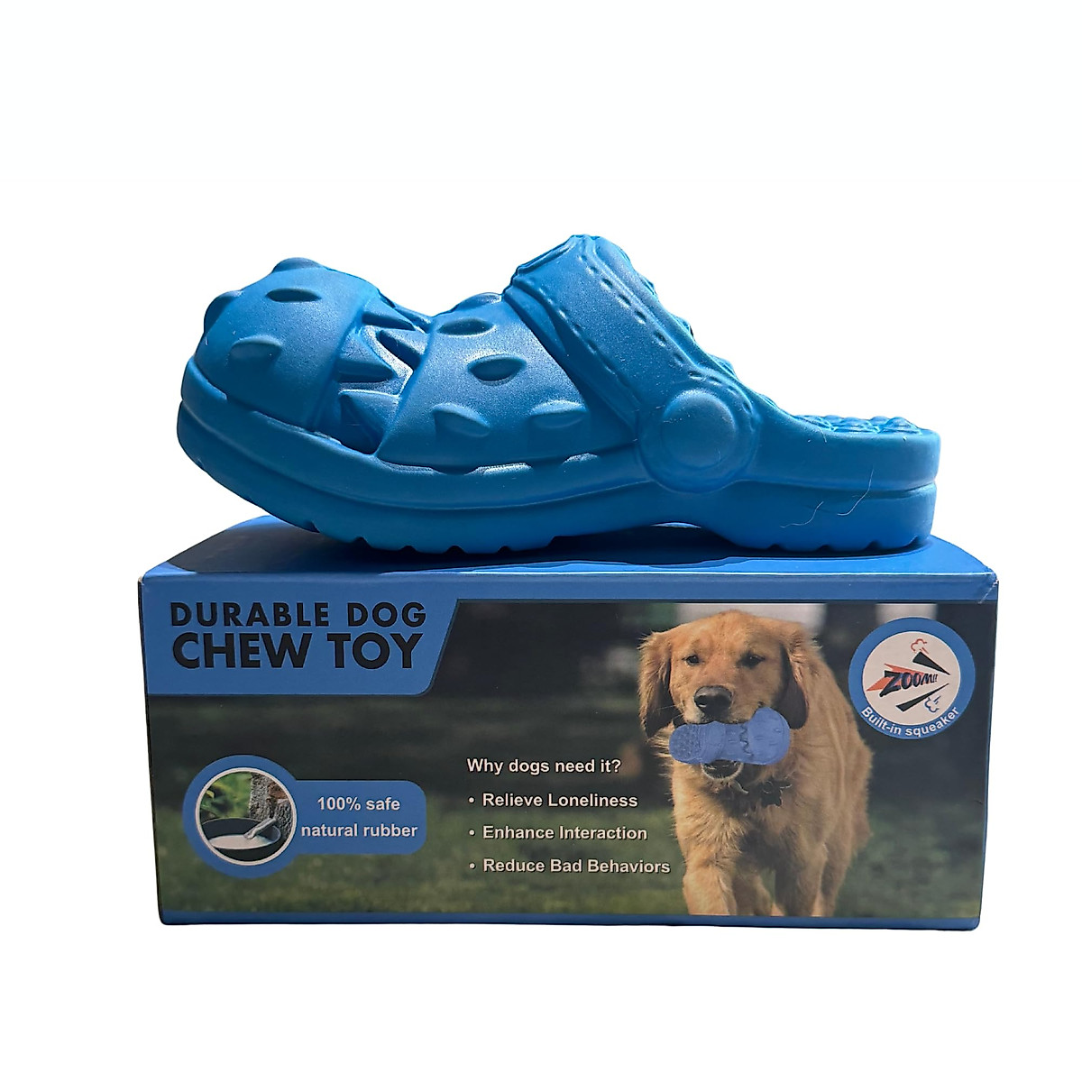 GALAPETGP: Dog Chew Toys. for Aggressive Chewers. Ultra Durable Squeaky Dog Toys. Heavy Duty Chew Toys for Medium & Large Dogs. Includes Free Lint Remover (Green)