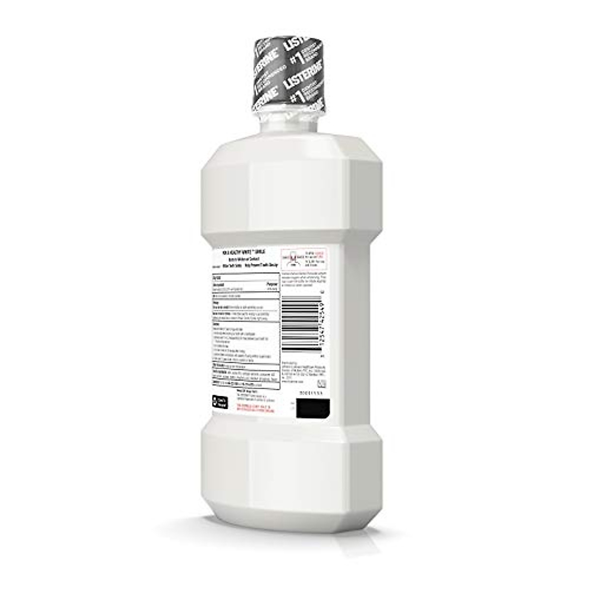 Listerine Healthy Vibrant Multi-Action Fluoride Mouth Rinse, Foaming Anticavity Mouthwash For Whitening Teeth and Fighting Bad Breath, Clean Mint, 32 Fl Oz