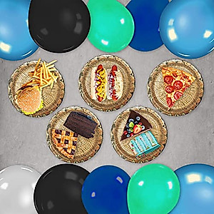 Havercamp Cut Timber 10" Party Plates (24 plates)! 24 Lg. Round Dinner Paper Plates from the Cut Timber Party Collection.