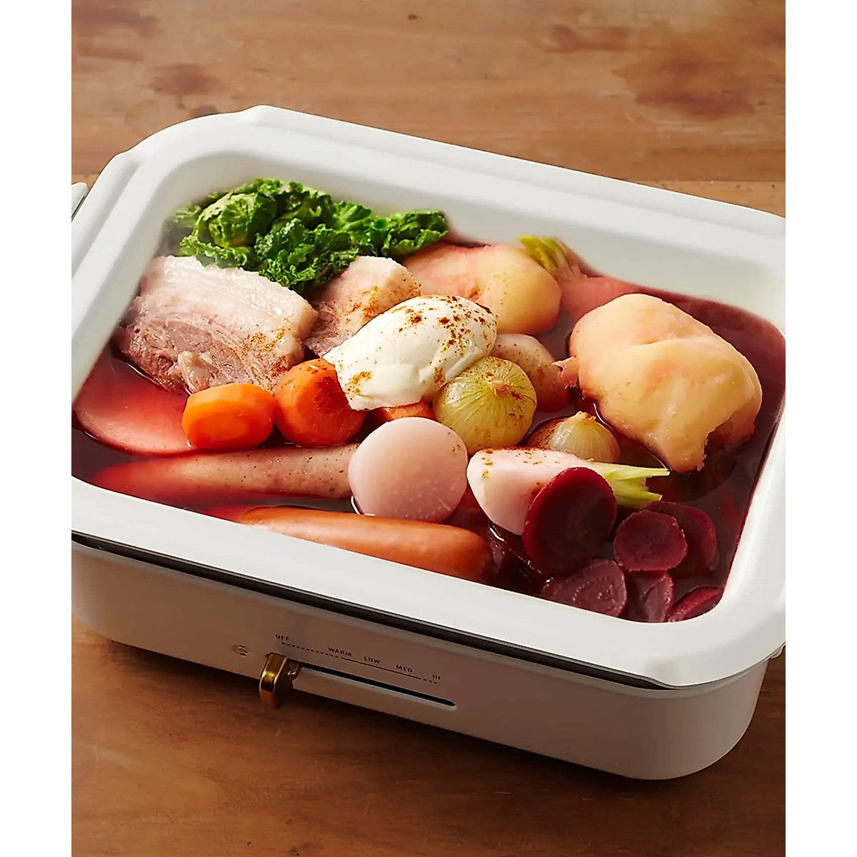 BRUNO Ceramic Coated Pan for Compact Hot Plate BOE021-NABE