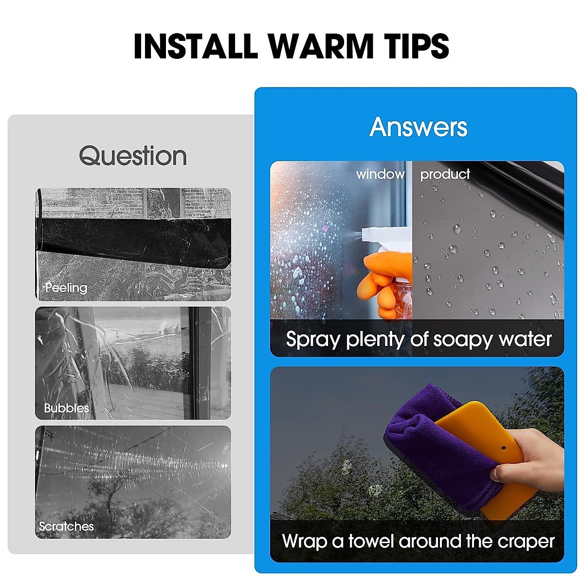bofeifs Window Tint for Home One Way Privacy Window Film Sun Blocking Reflective Removable Window Clings for Glass Windows See Out Not in Uv Heat Blocker Peel and Stick Mirror Summer House Window Tint