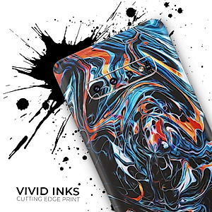 DesignSkinz Liquid Abstract Paint Remix V2 Protective Vinyl Decal Wrap Skin Cover Compatible with The Samsung Galaxy S20 (Screen Trim & Back Glass Skin)