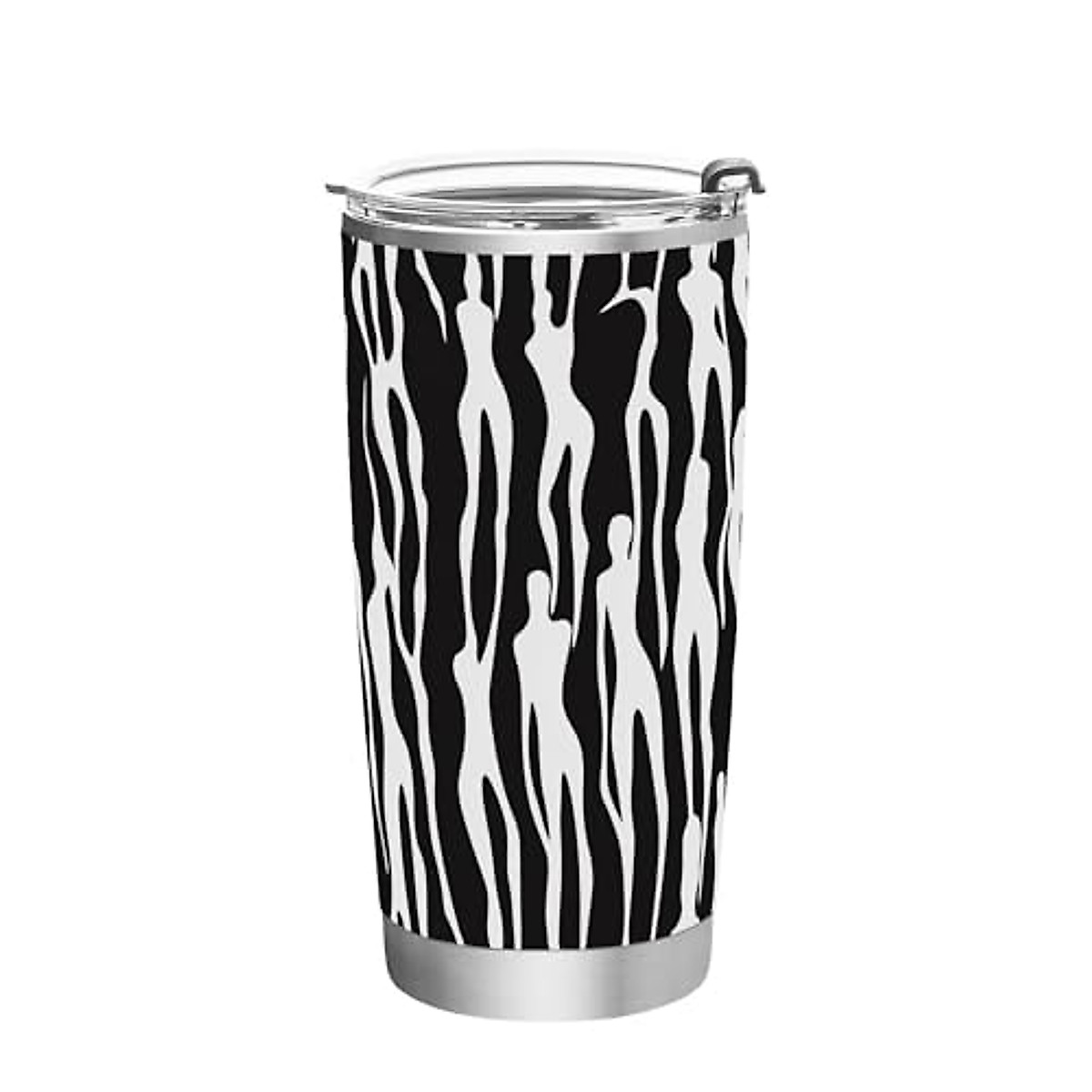 Body Shape Silhouette Stainless Steel travel cups with Lid and Straw coffee travel mug 20oz for hot and cold drinks reusable vacuum insulated tumbler with lid 20 OZ