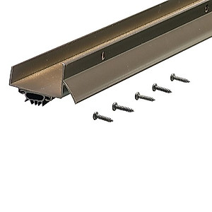 M-D Building Products 69562 1-3/4-Inch by 48-Inch DB003 U-Shaped Door Bottom with Drip Cap, Bronze