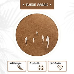 72'' 3-Seater Deep Seat Sofa Couch, Mid-Century Modern Couch, Brown Faux Leather Small Couch for Apartment, Living Room, Bedroom(Light Brown)