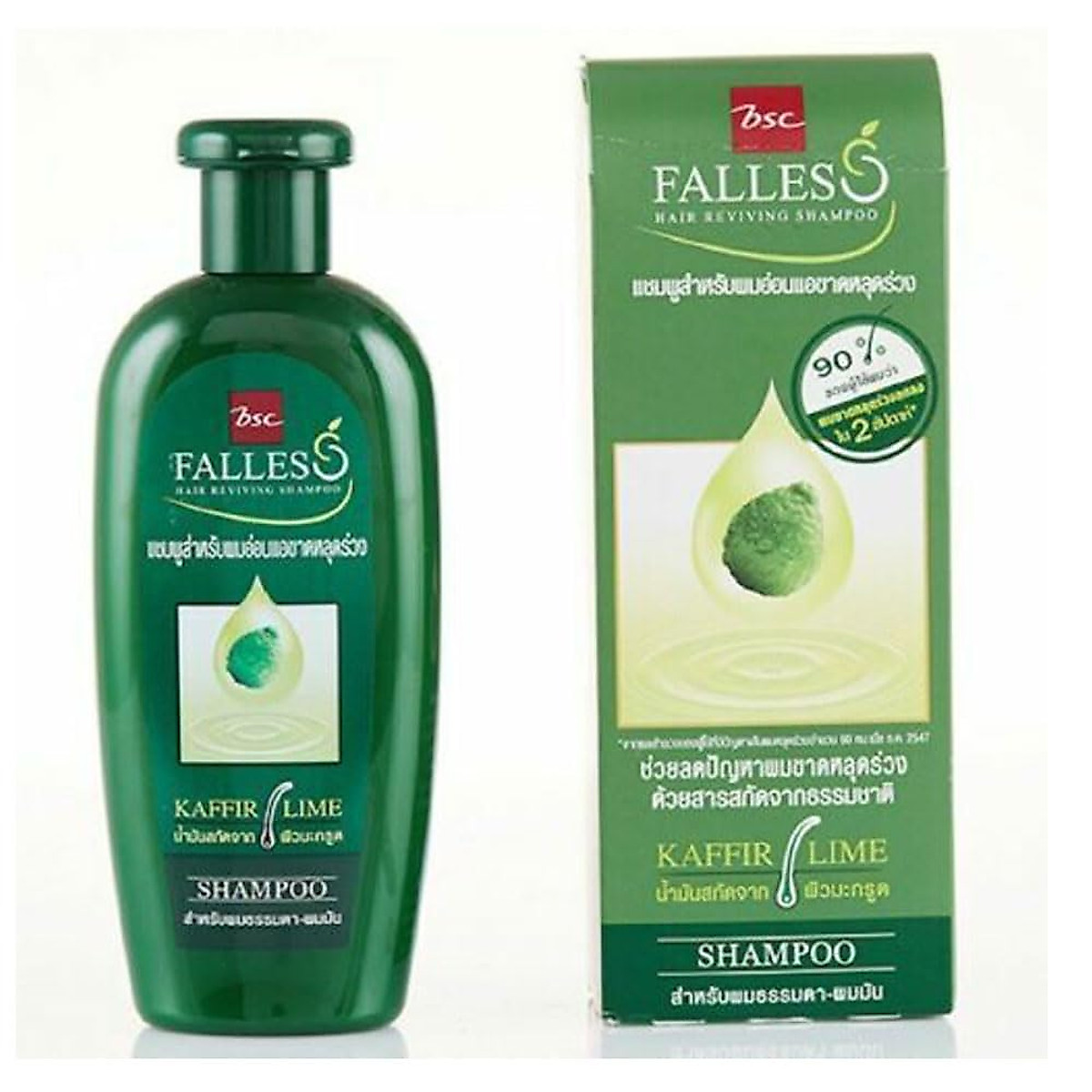 BSC Falless Hair Reviving Shampoo for Normal to Oily Hair Kaffir Lime 300ml#