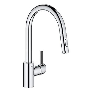 GROHE 3134910E Concetto Eco-Friendly Pull-down Bar Kitchen Faucet with sprayer Chrome