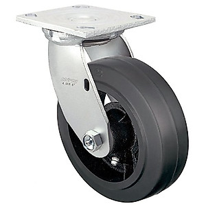 Everest Dumpster Replacement Casters - 6"Dia.X2"W Phenolic Wheels - Swivel