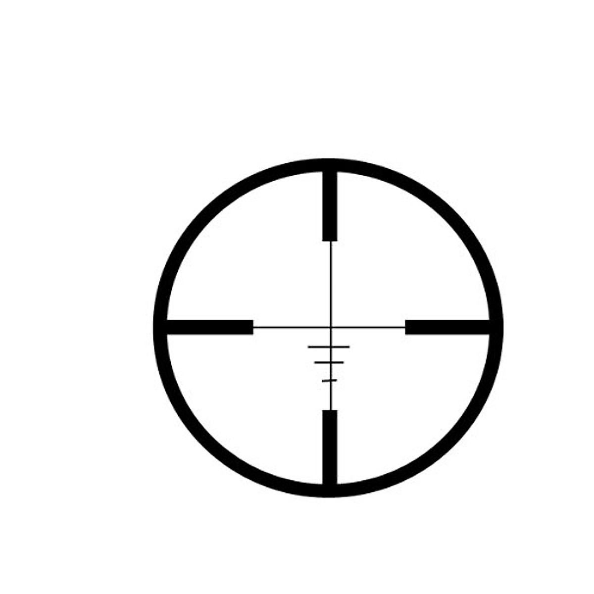 Hi-Lux Optics Toby Bridges Series 3-9x40mm Muzzleloader Riflescope with Special TB-ML Reticle, Matte Black