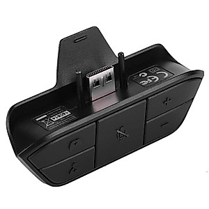 Dustproof Stereo Headphone Adapter for Xbox One, Easily Adjust Volume Balance for Games and Chats, with Game Controls and Stereo Sync, Fits Most Stereo Gaming Headsets with 3.5Mm Audio Jack