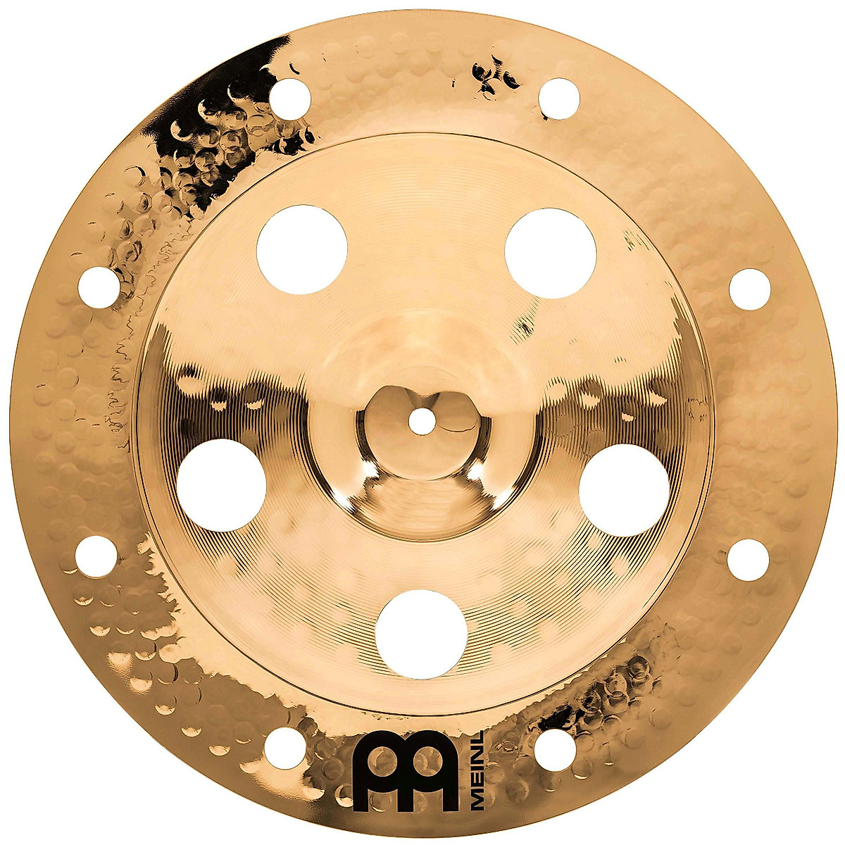 Meinl 16" Trash China Cymbal with Holes - Classics Custom Brilliant - Made In Germany, 2-YEAR WARRANTY (CC16TRCH-B)