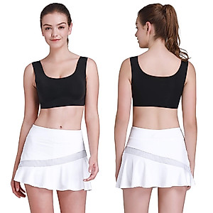 CAMELSPORTS Women Casual Active Sport Skirt Tennis Golf Skorts Pleated for Athletic Running Workout with Built-in Shorts