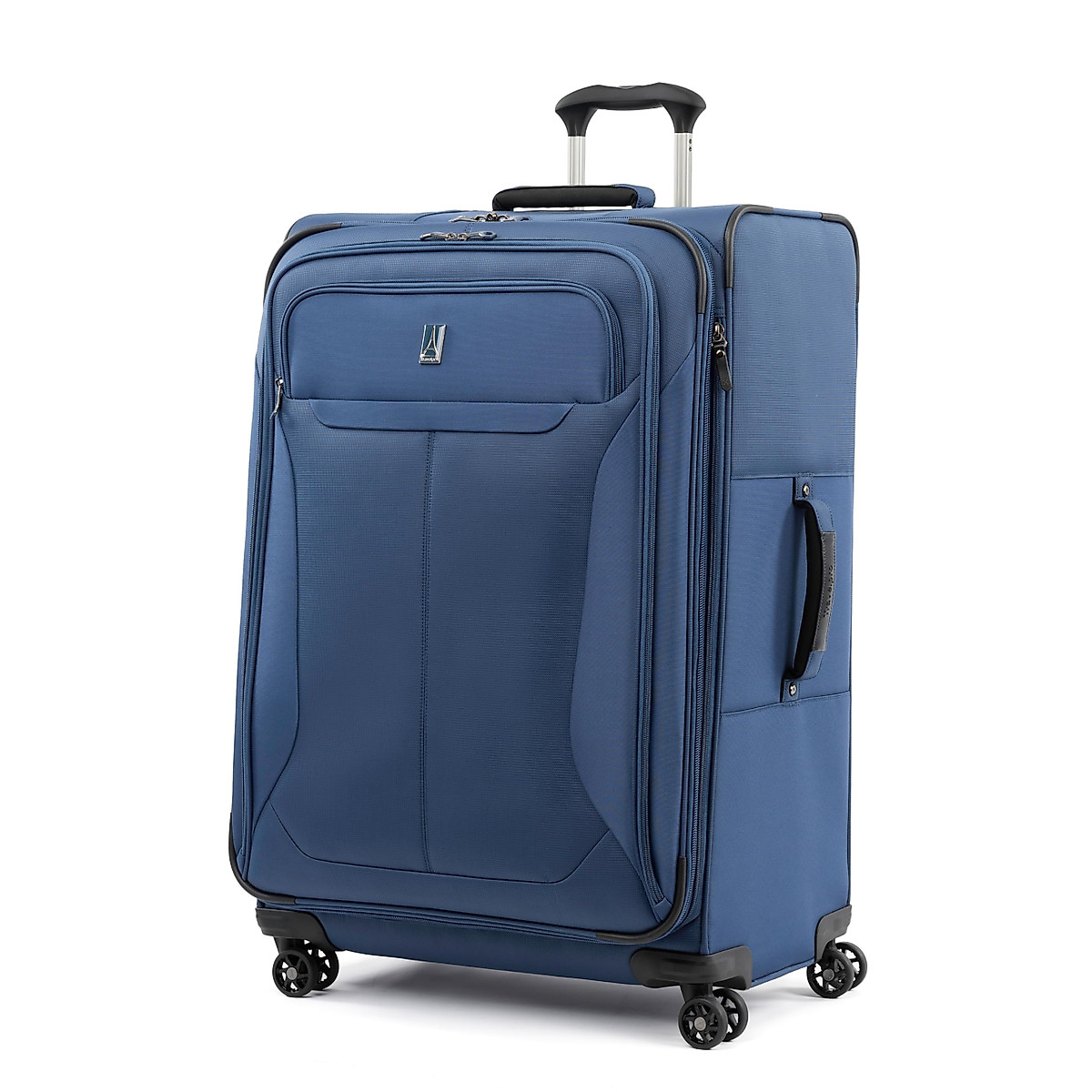 Travelpro Tourlite Softside 29" Expandable Luggage with 4 Spinner Wheels, Lightweight Suitcase, Checked Large, Blue