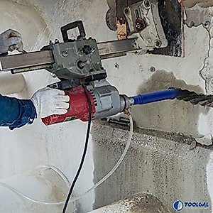 TOOLGAL Diamond Core Drill Bit 2" for Masonry - Wet Drilling of Concrete/Reinforced Concrete - Laser Welded Diamond Segmented - 11/4" UNC for Fixed or Hand-held core Drilling Machines