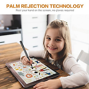 Pen for Surface, 1024 Pressure, Eraser & Right-Click, Palm Rejection,2500 Working Hours for Surface Pro 11/10/9/8/7/6/5/4/3/X, Surface Go/Book 4/3/2/1, Surface Laptop Studio 6/5/4/3/2/1