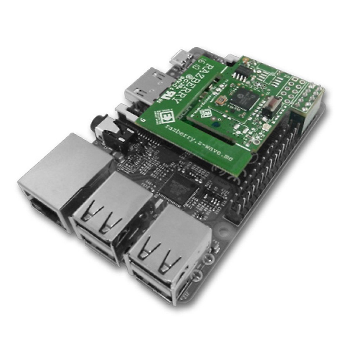 Z-Wave.Me RaZberry2 - Z-Wave Plug-On Module for Raspberry Pi (US frequency)