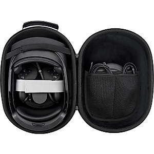 DChen For Quest Pro Case Hard EVA Travel Case Compatible with VR -Compatible with Quest VR Headset Strap & Gear Crate – VR Accessories – VR Sound – VR Cable Compatible…