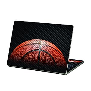 MightySkins Carbon Fiber Skin Compatible with Apple MacBook Air 13.6” M2 (2022) - Basketball World | Protective, Durable Textured Carbon Fiber Finish | Easy to Apply Change Styles | Made in The USA
