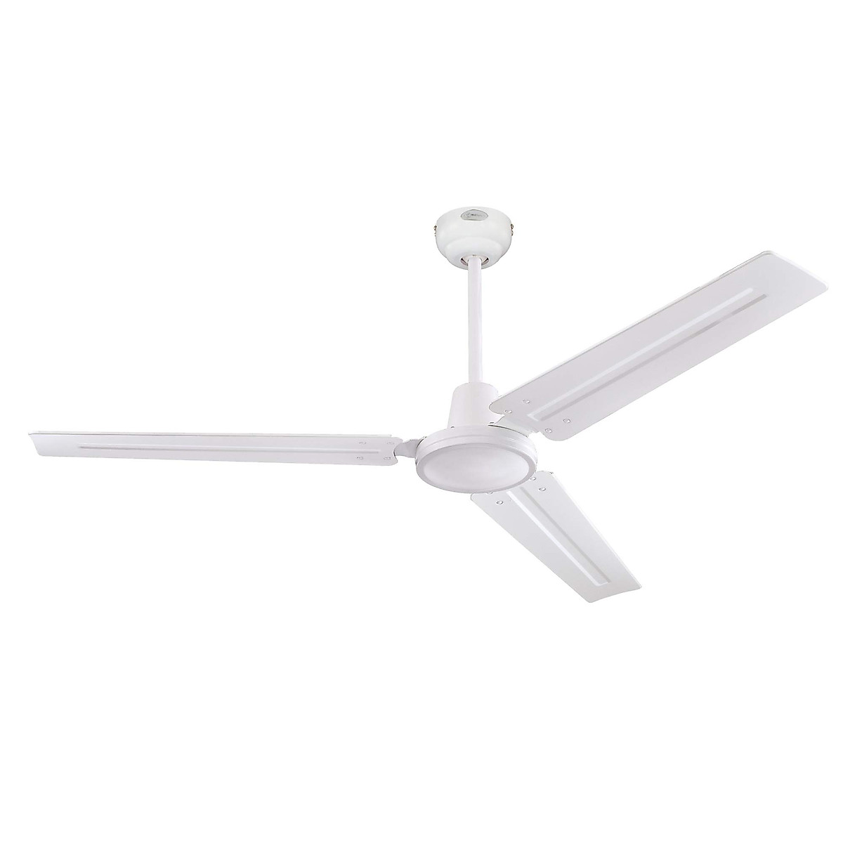 Westinghouse 7237900 Jax, Modern Industrial Style Ceiling Fan with Remote Control, 56 Inch, White Finish