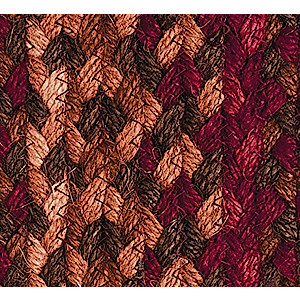 IHF Home Decor | Cinnamon Premium Braided Collection | Primitive, Rustic, Farmhouse| Jute/Cotton | 30 Days Risk Free | Accent Rug/Door Mat | Wine, Natural and Shade of Browns | 36"x60" Rectangle