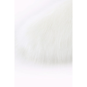 BABEYOND Women's Faux Fur Shawl Party Faux Fur Collar Fur Wraps for Winter Bridal Wedding Cover Up