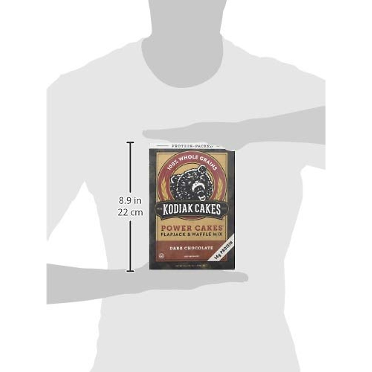 Power Cakes Dark Chocolate Flapjack & Waffle Mix