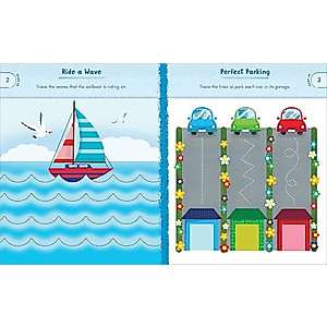 Preschool Activity Book Trucks, Cars, and Airplanes: 80 Games to Learn Letters, Numbers, Colors, and Shapes (School Skills Activity Books)