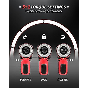 AVID POWER Electric Screwdriver Set Rechargeable 4V Cordless Screwdriver Kit with 44pcs Accessories, 5.65Nm Screw Gun, 5+1 Torque Setting, 2 Position Handle with LED Light