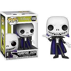 Funko Disney: The Nightmare Before Christmas - Vampire Jack Skellington Pop! Vinyl Figure (Bundled with Compatible Pop Box Protector Case)