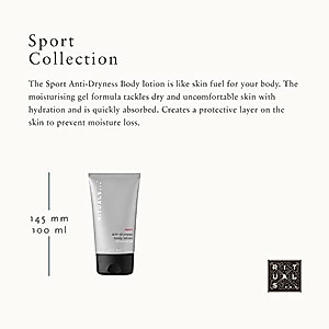RITUALS Sport Invigorating Anti-Dryness Body Lotion - Moisturizer with Activated Charcoal - 3.3 Fl Oz