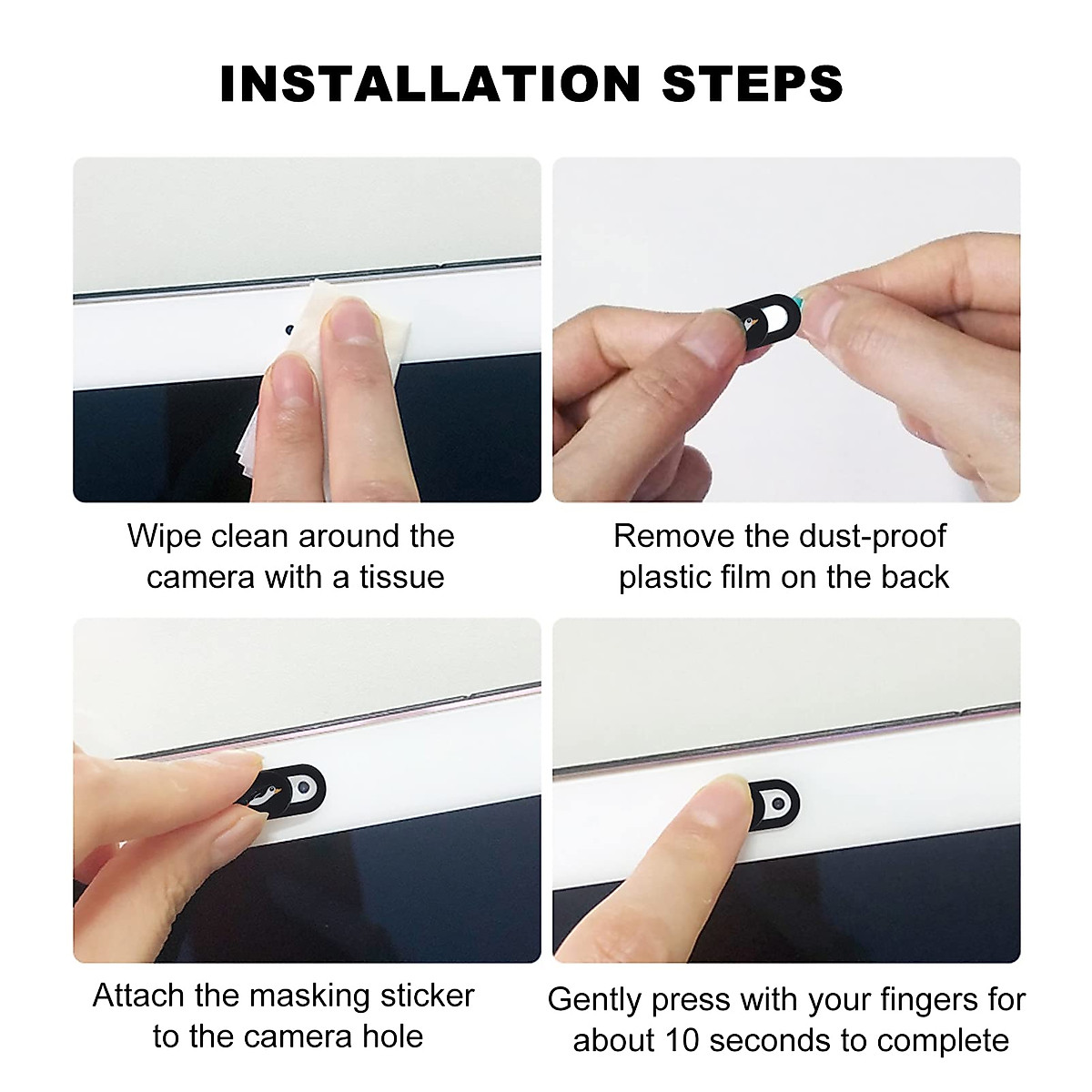 OSALADI 3pcs Privacy Cover Webcam Protective Covers Webcam Covers Laptop Covers Safety Covers Webcam Cover Peeping Covers Web Covers