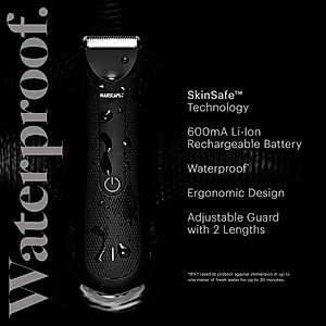 MANSCAPED™ Nuts and Bolts 3.0, Men's Grooming Kit, Includes The Lawn Mower™ 3.0 Ergonomically Designed Powerful Waterproof Trimmer, The Crop Preserver™ Ball Deodorant and Disposable Shaving Mats