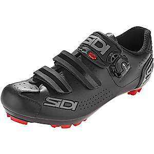 Sidi Men's Trace 2 Cycling Shoes, Black/Black, 12