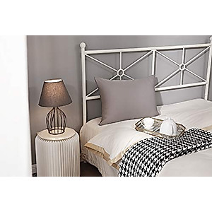 YOWMINGSILK 100% Natural Mulberry Silk Pillowcase Set of 2 for Hair and Skin with Hidden Zipper,19 Momme,600 Thread, Soft Breathable Smooth Both Sided Silk Pillow Cover(Grey,Standard20x27)