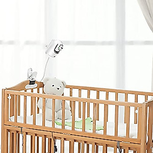 Baby Monitor Mount Compatible with Infant Optics DXR-8 and DXR-8 PRO , 15.7 inches Flexible Long Gooseneck ArmBaby Camera Holder Stand for Crib Nursery, Without Tools or Wall Damage