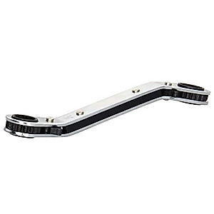 Reversible Ratcheting Wrench, Double Box End Ratcheting Wrench, Offset Double Box End Ratcheting Wrench, 1/2 Inch - 9/16 Inch Ratcheting Wrench, Chrome Vanadium Steel, 1Pcs,Aicosineg