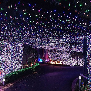 KYD 72ft 22m 200 LED Solar String Lights Christmas Lights Solar Powered Starry Lighting Waterproof Outdoor String Lights for Indoor Gardens Xmas Tree Homes Wedding Party Decor