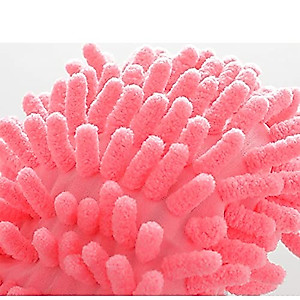 1pc Chenille Mopping Dust Slipper Washable Reusable Shoe Cover Foot Dust Hair Cleaner for Cleaning Floor Sweeping Slippers