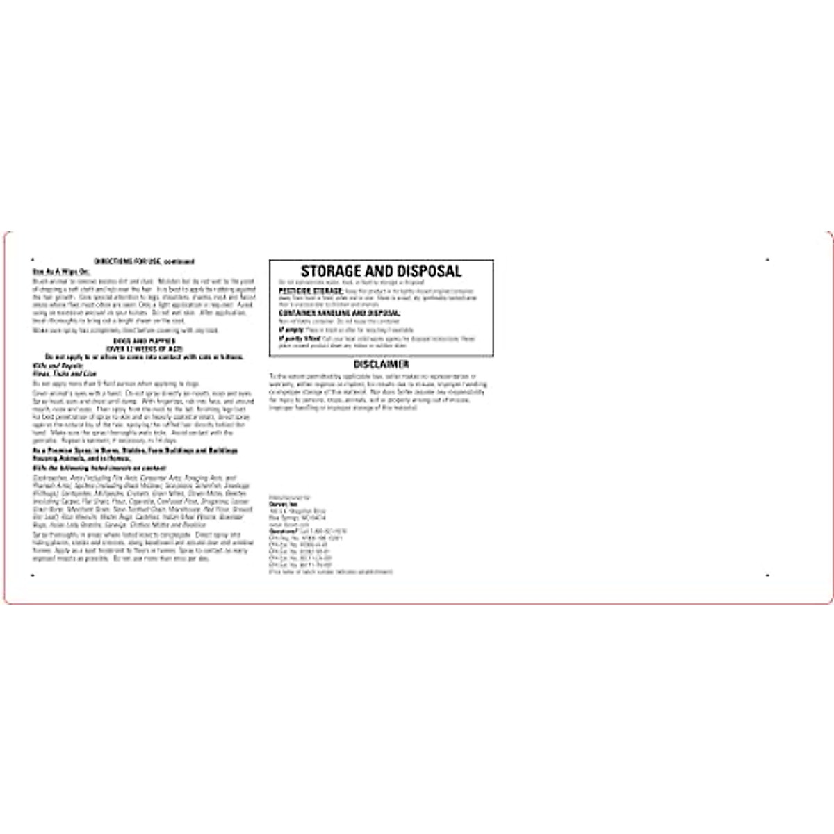 Durvet Turn Out Insecticide and Repellent for Horses and Dogs. Sweat and Water Proof Formula Stays Active for Up to 14 Days. Spray or Wipe On. Ready-to-Use 32-Ounce Spray Bottle. Made in USA.