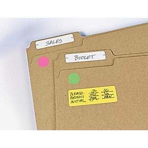 Avery Rectangular Color Coding Labels, 1 x 3 Inches, Assorted, Removable, Pack of 72 (06722)