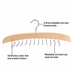 HAHTGSO Tank Top Hanger Space Saving 24 Large Capacity 360°Rotating, Non-Slip Clothes Hangers Foldable Metal Hooks, Camisole Organizer for Camisole, Tank Tops, Bras, Bathing Suits, Scarfs (2PCS)