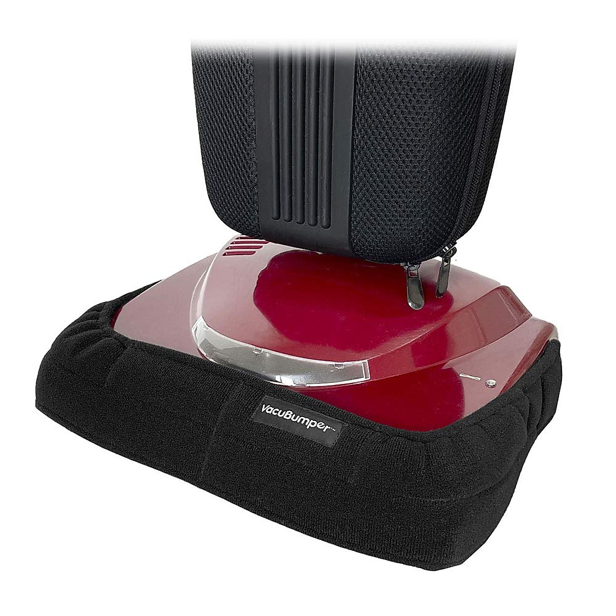 VacuBumper - Bumper Guard for Upright Vacuums - IMPORTANT - Bumper Fits Mid-size Vacuums with Front Width: 12" to 14" and Side Depth: 6.5" & Up (Item #UB58XS)