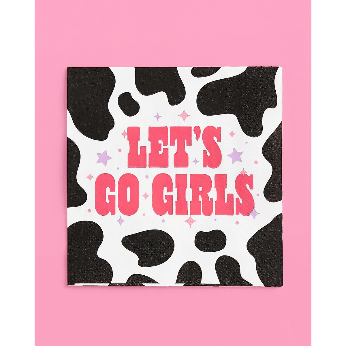 xo, Fetti Let's Go Girls Rodeo Napkins - 3-ply, 25 pcs | Bachelorette Party Decorations, Nashville Supplies, Cowgirl Bride Party Favors, Birthday Party, Western Theme