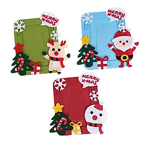 NOLITOY Christmas Photo Booth Prop Frame Christmas Picture Frame Craft Holiday Picture Frame Christmas Picture Frame Kids Christmas Photo Frame Red Photo Frame Child Kraft Paper Decorate