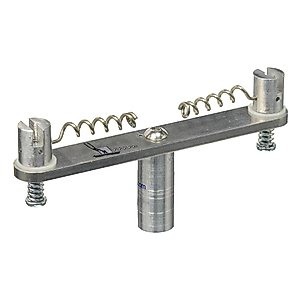 Clik-Clik Systems Dual Magmover Magnet Movers to Attach Magnet Hooks to Hang Ceiling Décor, Office Signs, Banners and More, 3.5" x 7", Silver