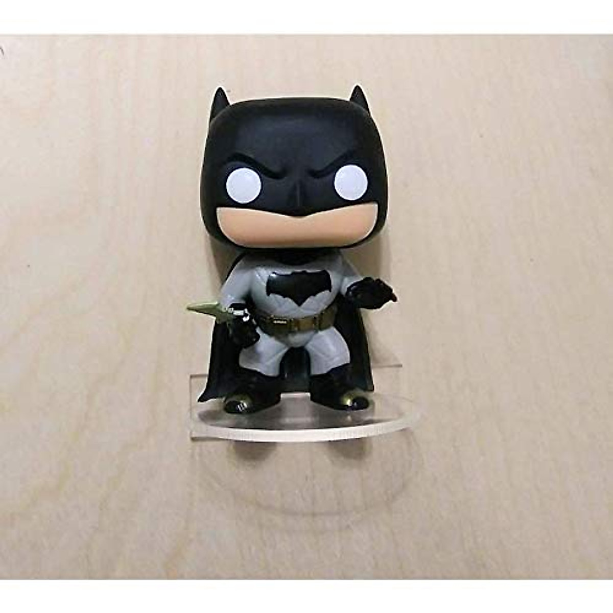 Clear Plexiglass Wall Stand, Stick On, Single Shelf No Nails or Screws, 24 pack